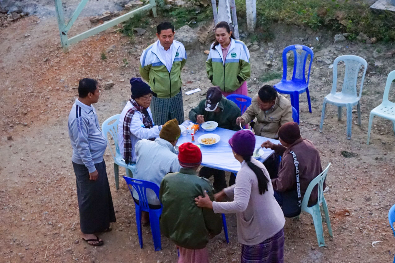မင်းဘူး စကု မြို့နယ်၌ ပင်စင်လာရောက်ထုတ်ယူသည့် အငြိမ်းစား နိုင်င်ငံ့ဝန